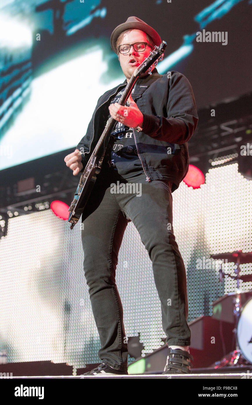 Los Angeles, California, USA. 13th Dec, 2015. Musician PATRICK STUMP of ...