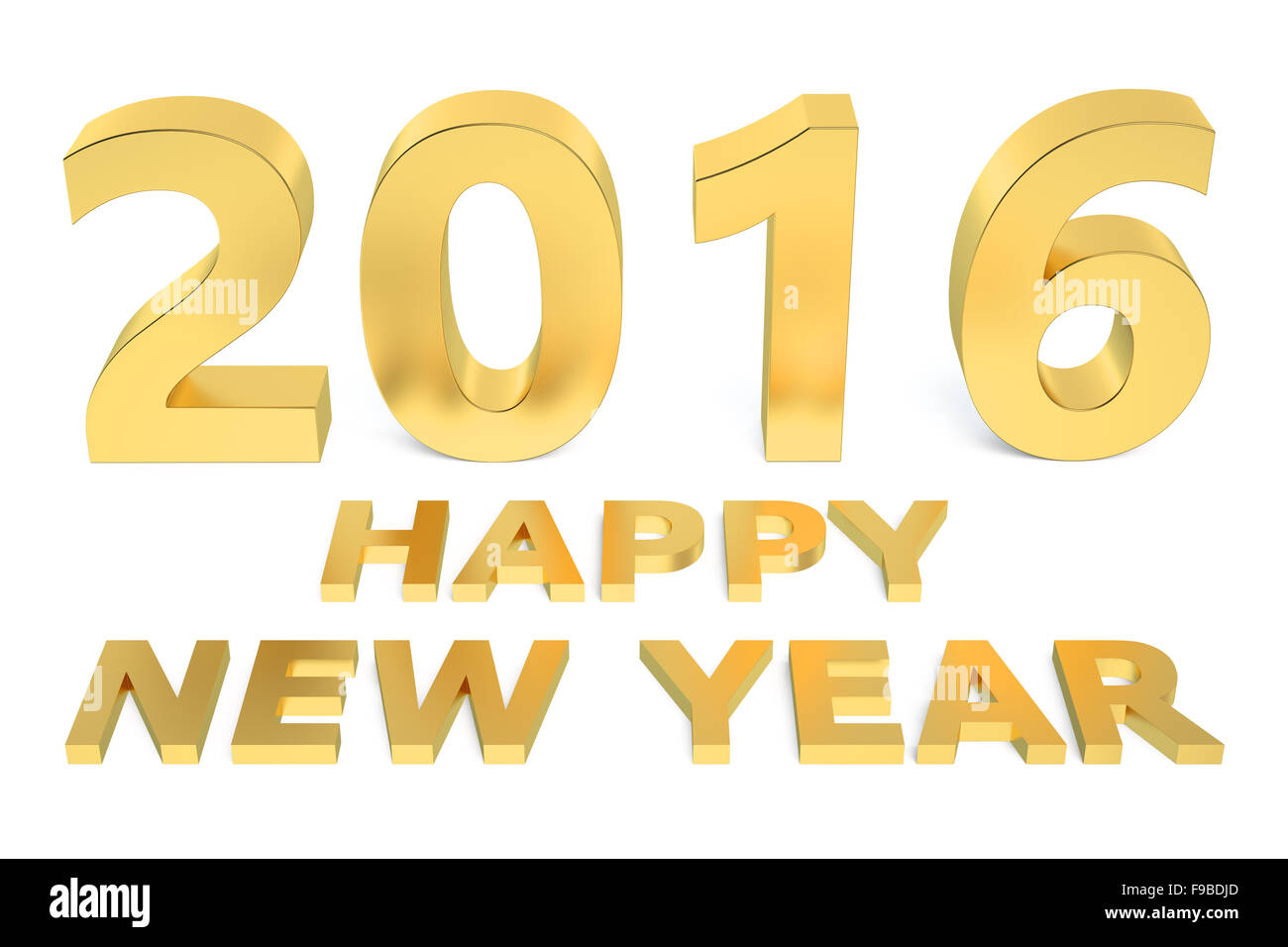 New Year 2016 isolated on white background Stock Photo - Alamy
