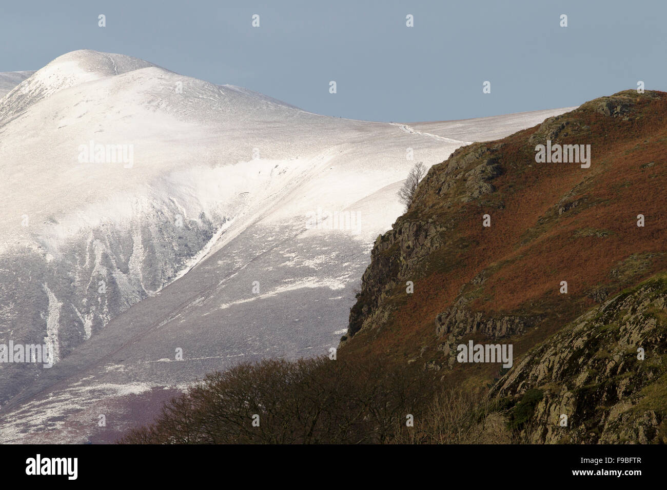 Skiddaw snow lake hi-res stock photography and images - Alamy