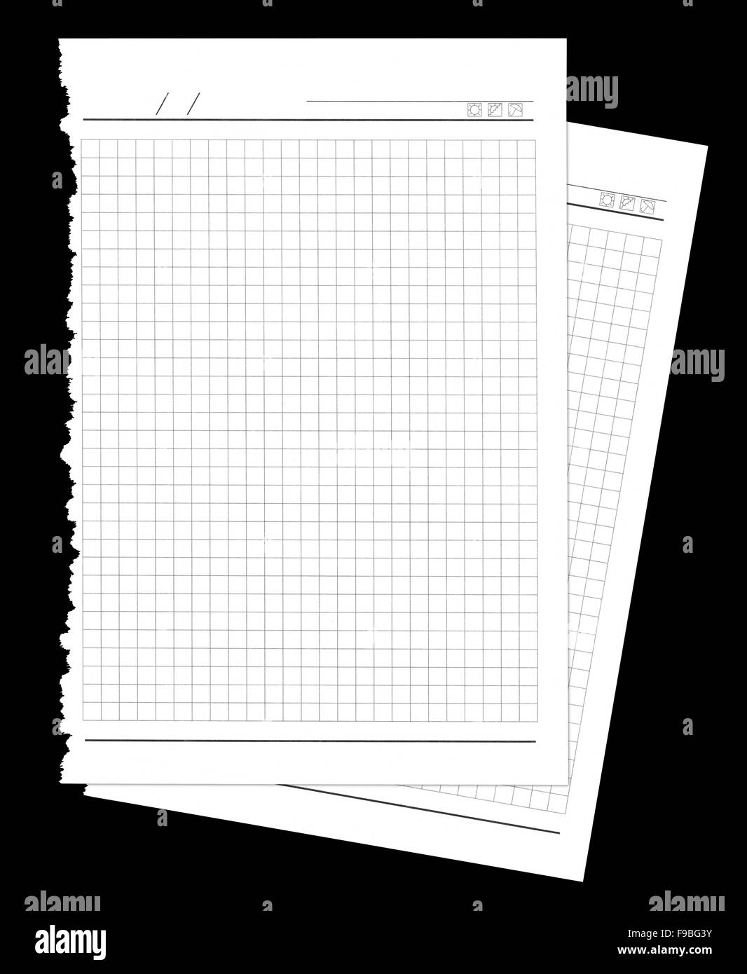Torn notebook page hi-res stock photography and images - Alamy