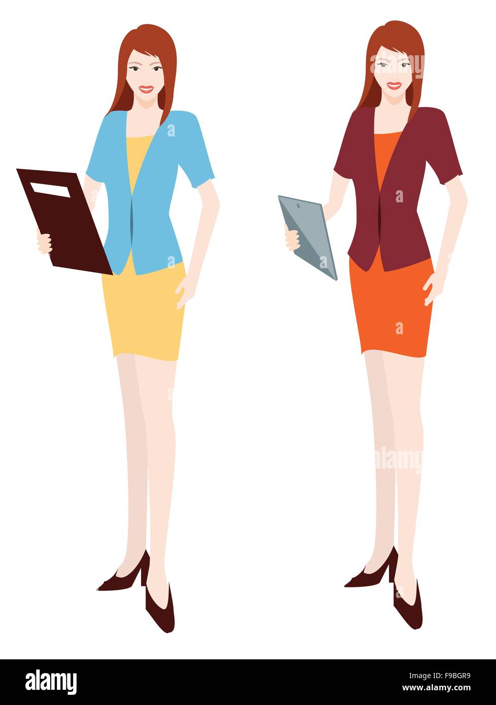 Business smart Woman charector design Stock Vector Image & Art - Alamy