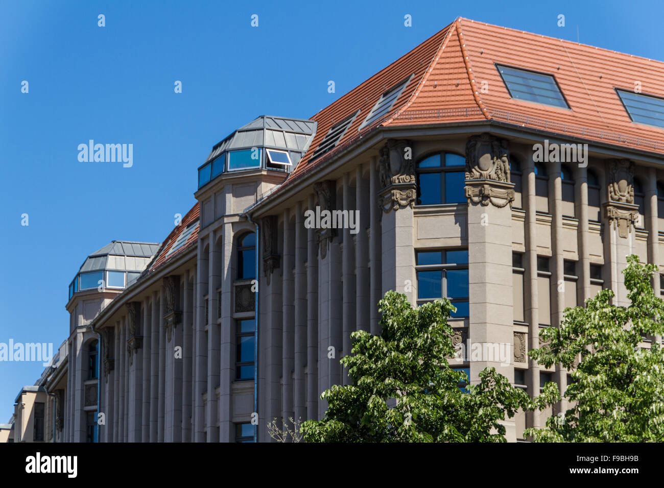 aerial view of central Berlin Stock Photo - Alamy
