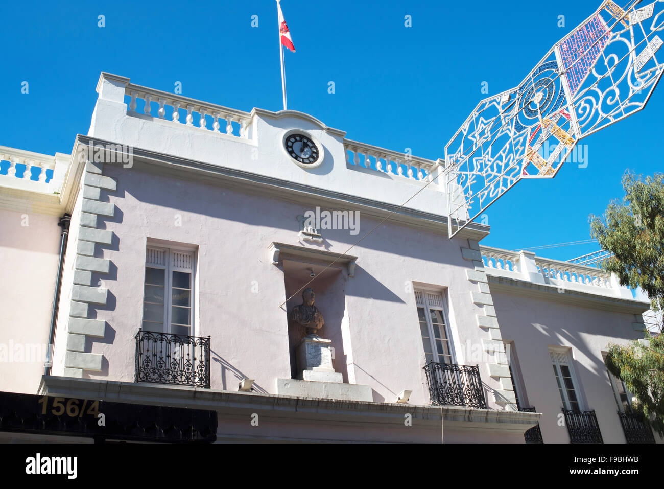 The John Mackintosh Building on the Rock of Gibraltar at the entrance ...