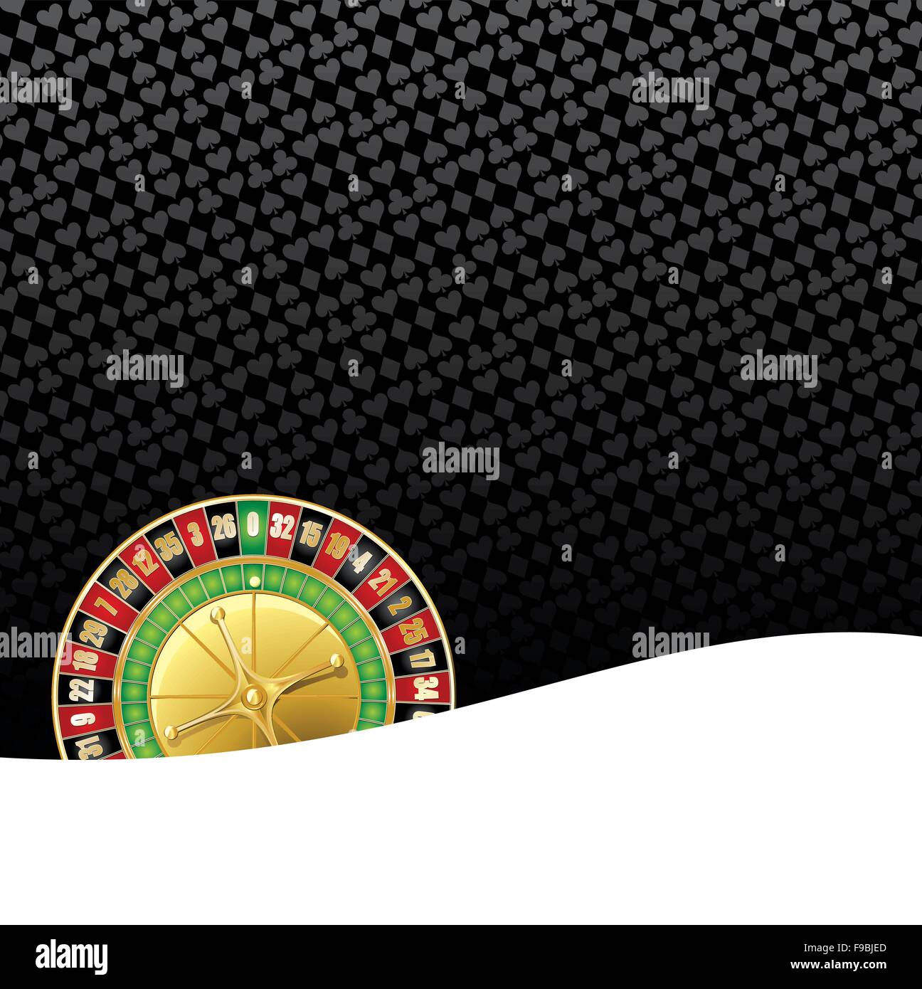 Gambling background with roulette wheel. Adobe Illustrator EPS8 file ...