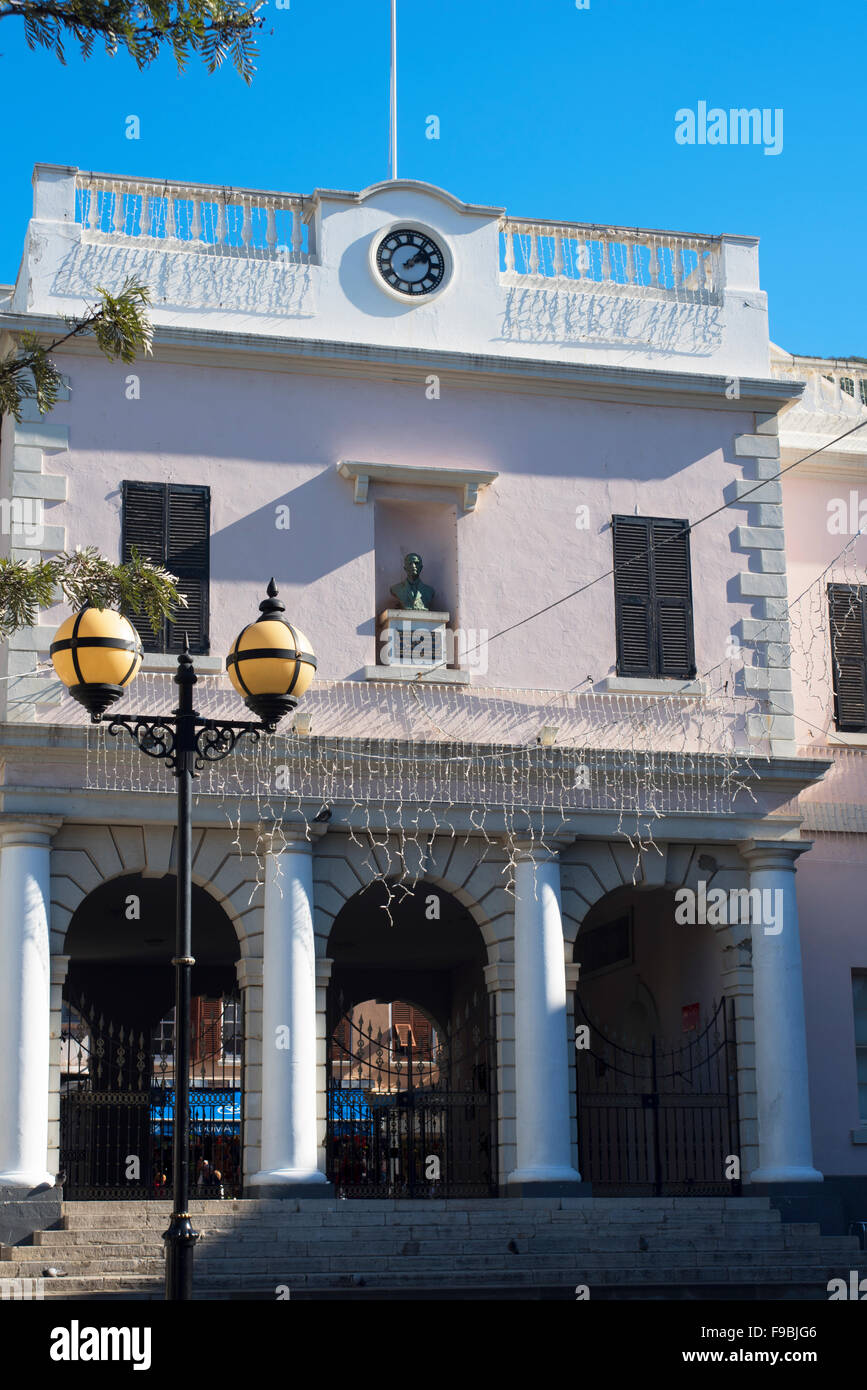 The John Mackintosh Building on the Rock of Gibraltar at the entrance ...