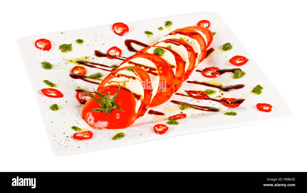 classic caprese salad Stock Photo - Alamy