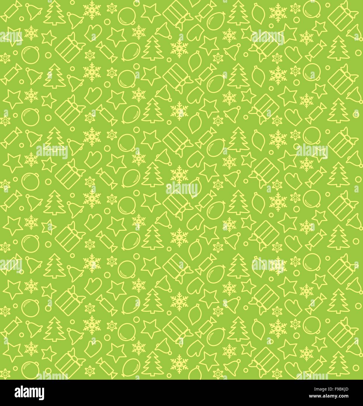 Creative New Year texture with christmas symbols and signs Stock Vector ...