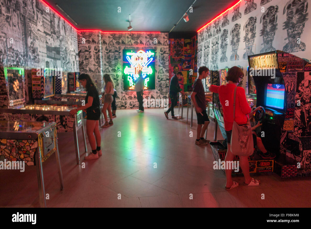 Graffiti Art Arcade Games High Resolution Stock Photography and Images ...