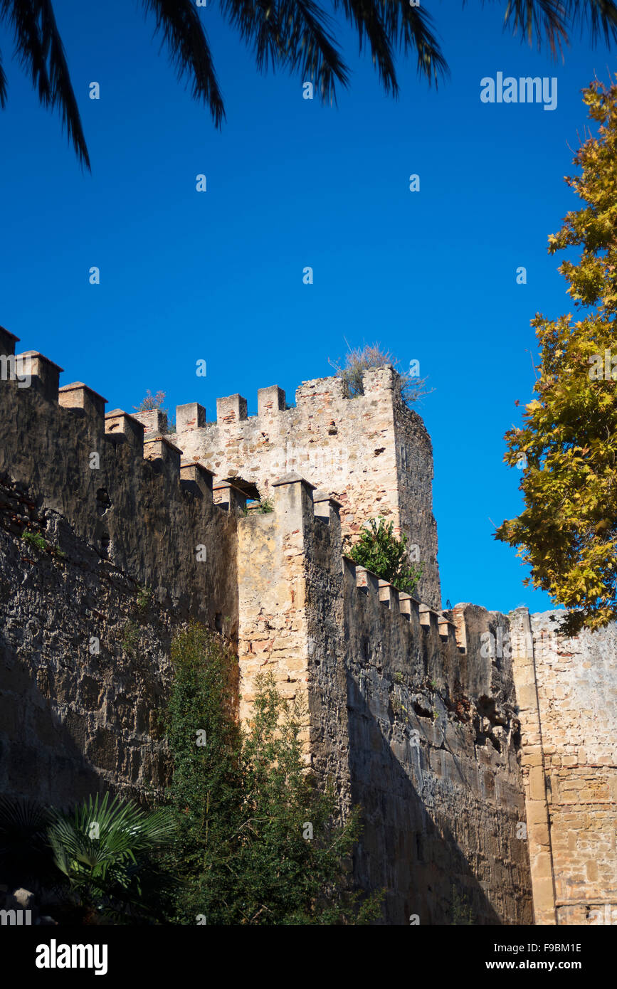 Moorish Arab Castle and Fortifications in Marbella on the Costa del Sol ...