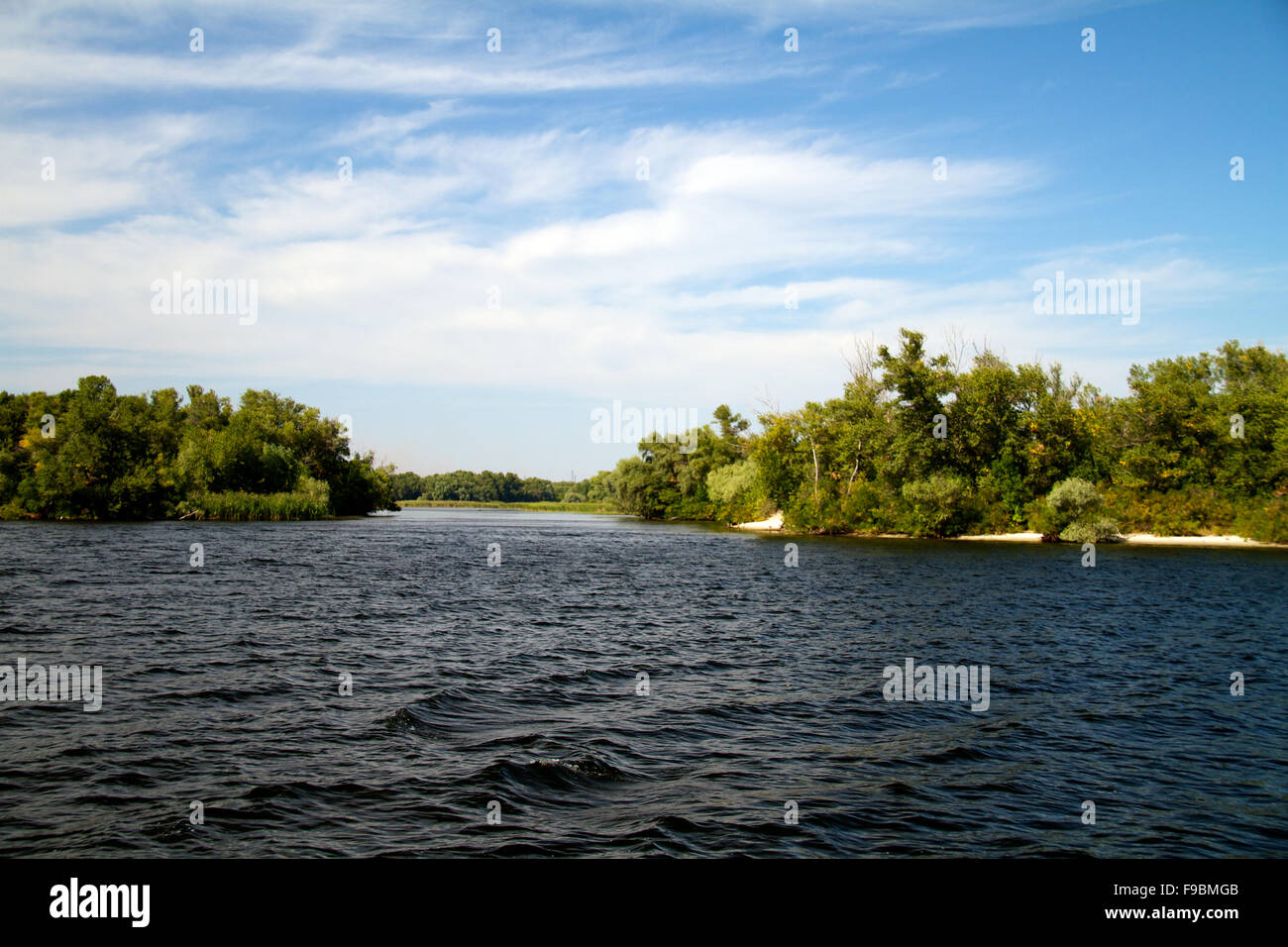 Dnipro river coast in Ukraine Stock Photo - Alamy