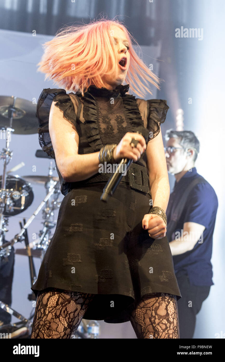 Garbage perform at Usher Hall on their '20 Years Queer' tour. This ...