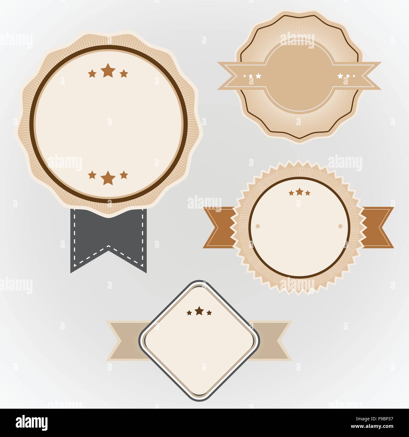 Retro vintage label template Stock Vector Image & Art - Alamy