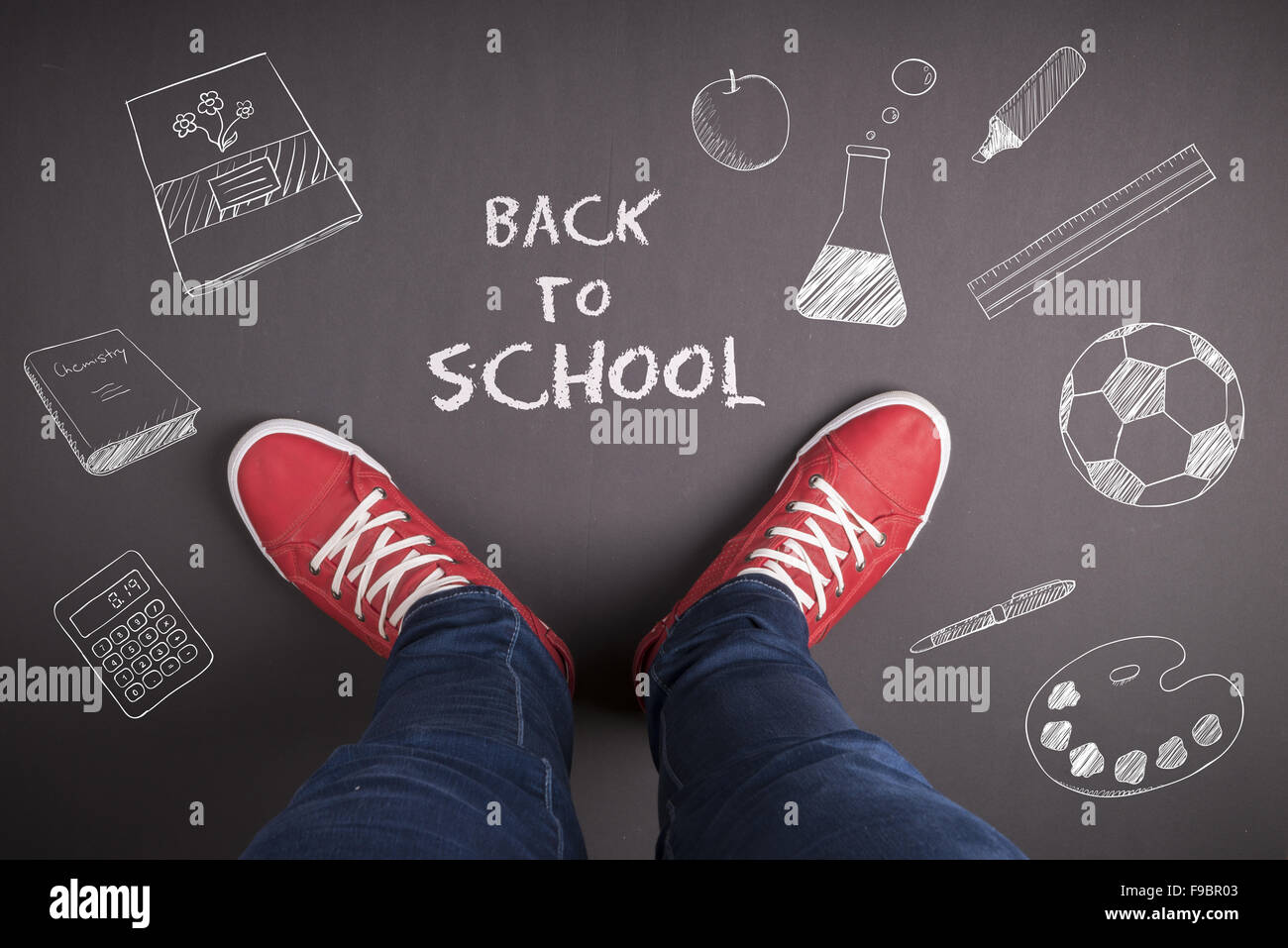Back to school theme hi-res stock photography and images - Alamy