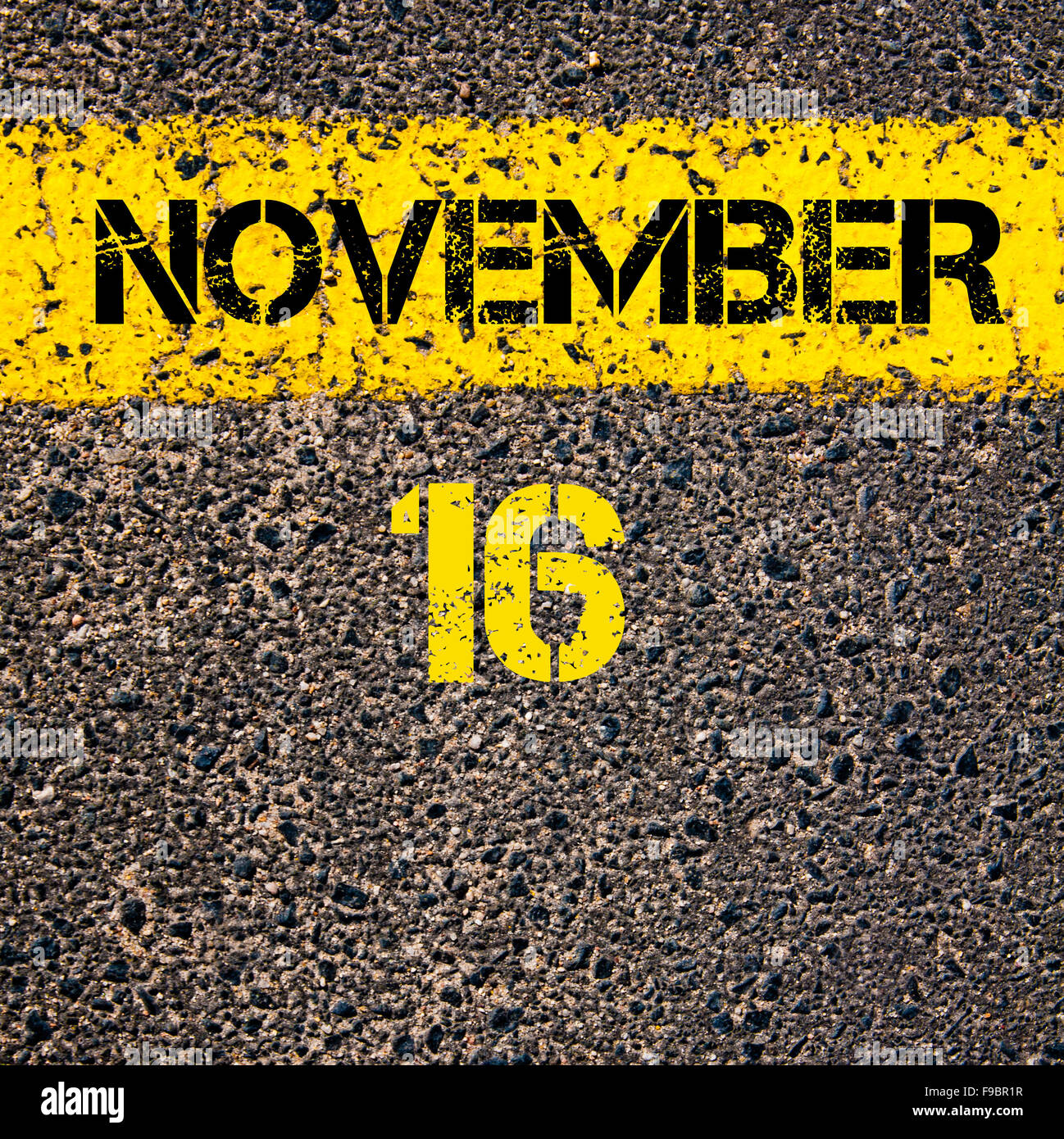16 november calendar hi-res stock photography and images - Alamy