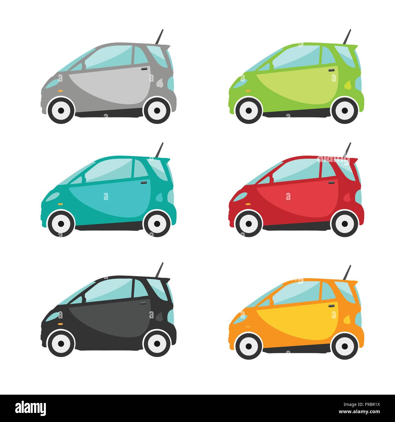 Mini electric vehicle Stock Vector Images - Alamy