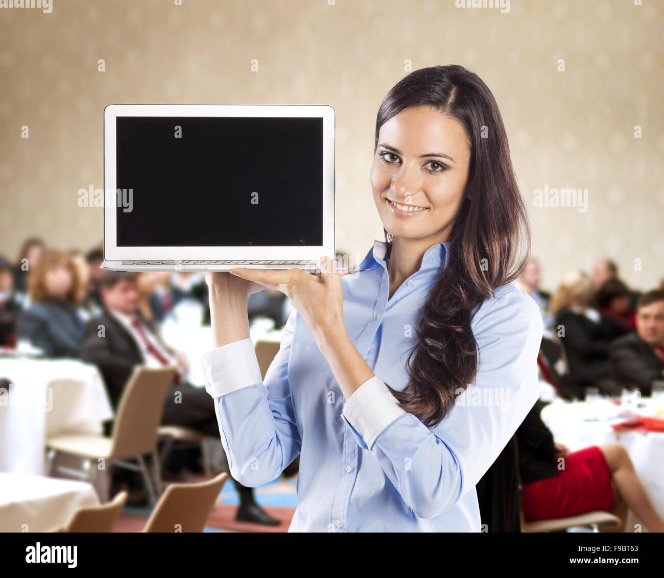 Public indoor business conference for modern managers Stock Photo - Alamy