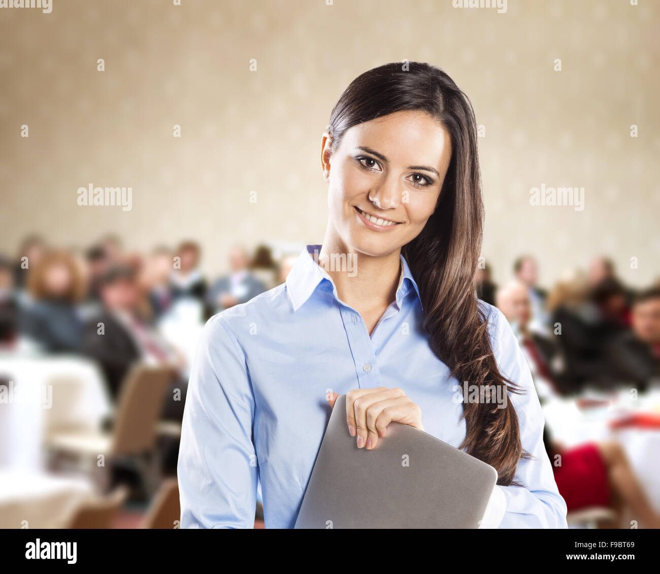 Public indoor business conference for modern managers Stock Photo - Alamy