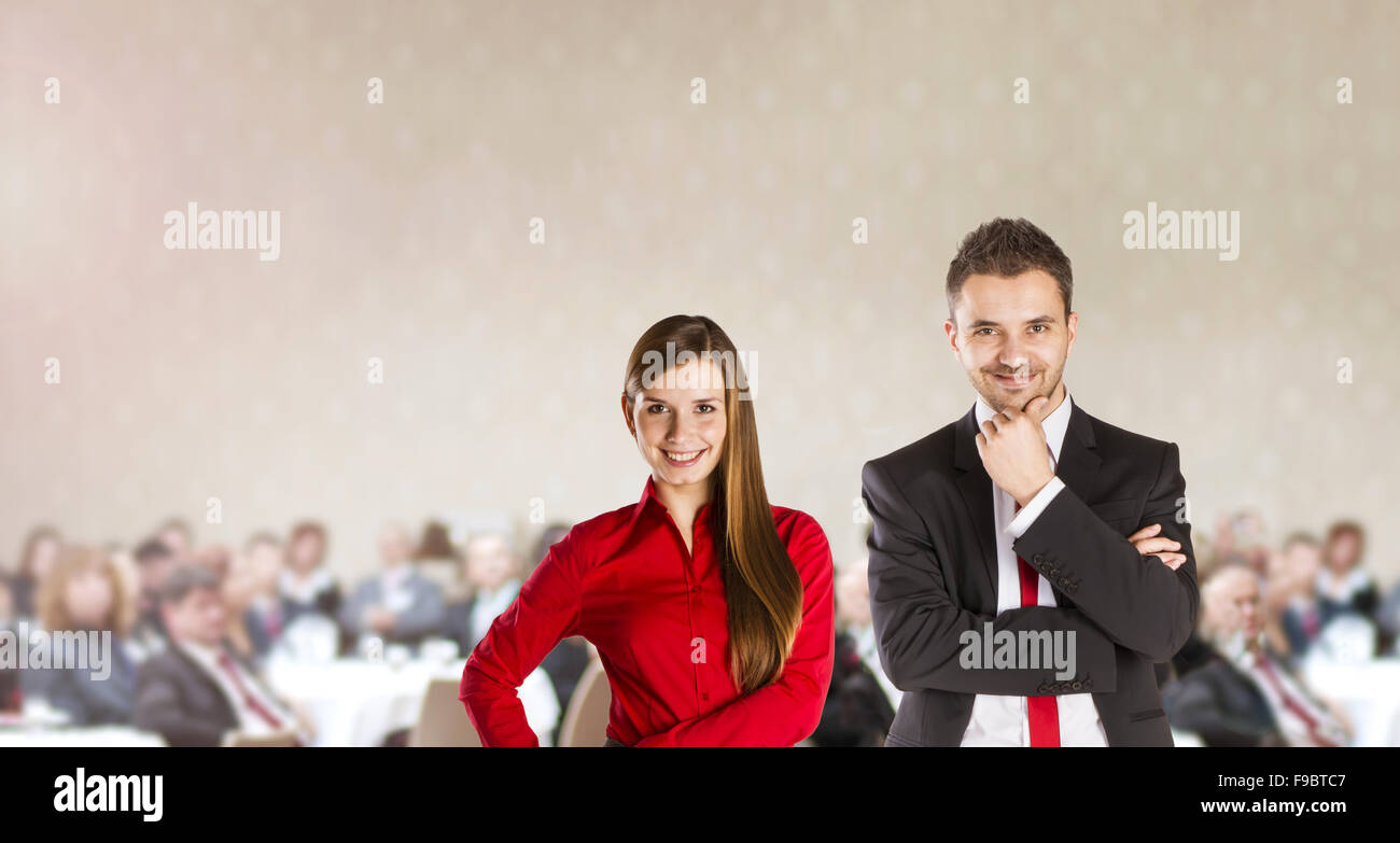 Indoor business conference for managers in hotel Stock Photo - Alamy