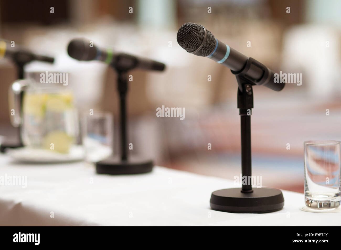 Indoor business conference for managers Stock Photo - Alamy
