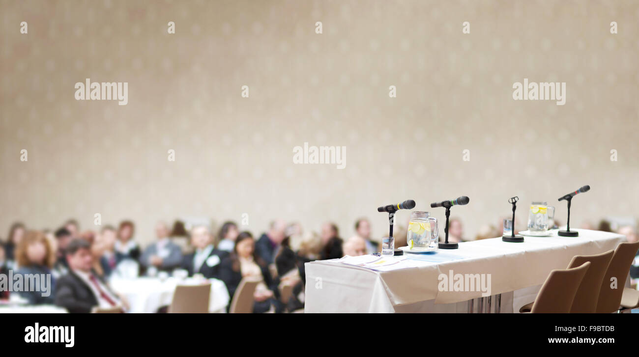 Indoor Conference Crowd Audience Seminar High Resolution Stock ...