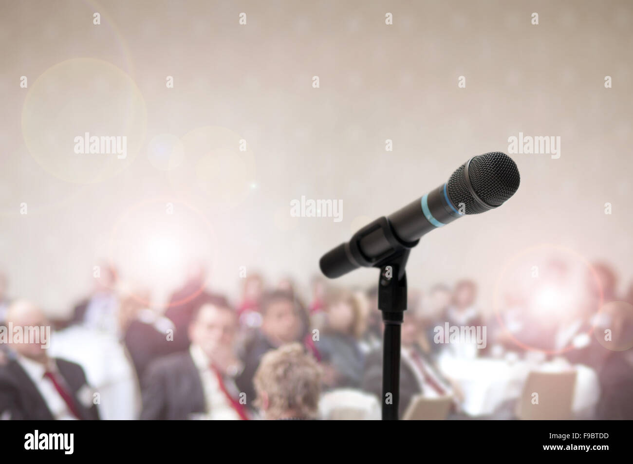 Indoor Conference Crowd Audience Seminar High Resolution Stock ...