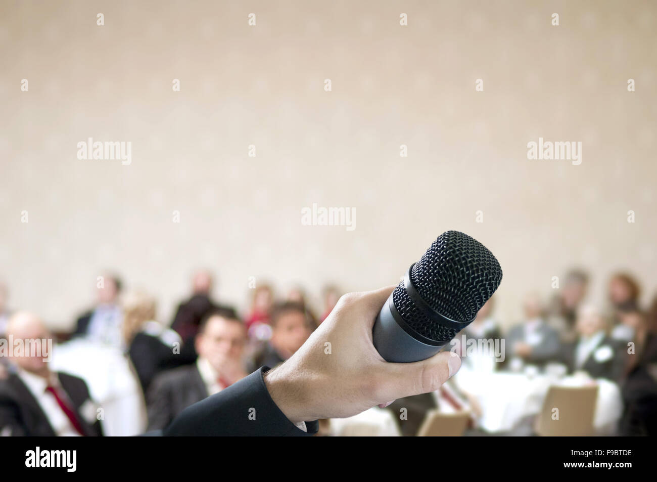 Indoor business conference for managers Stock Photo - Alamy