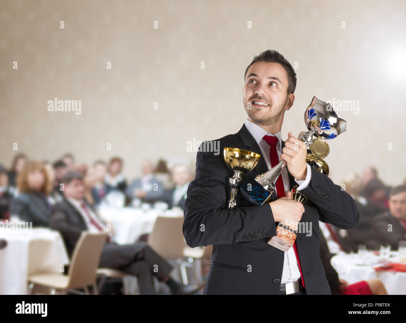 Public indoor business conference for modern managers Stock Photo - Alamy