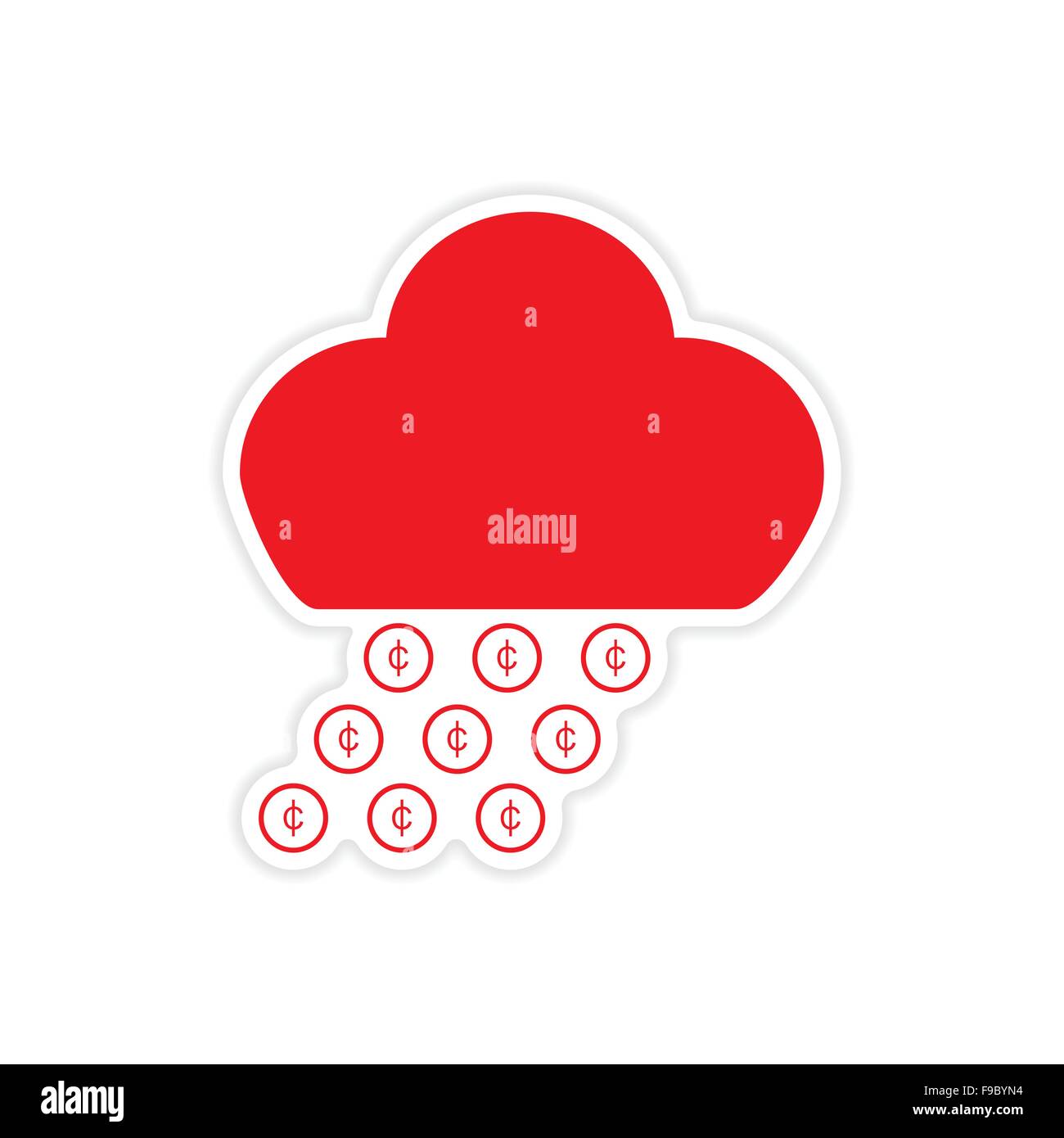 Pile coins bag cash Stock Vector Images - Alamy