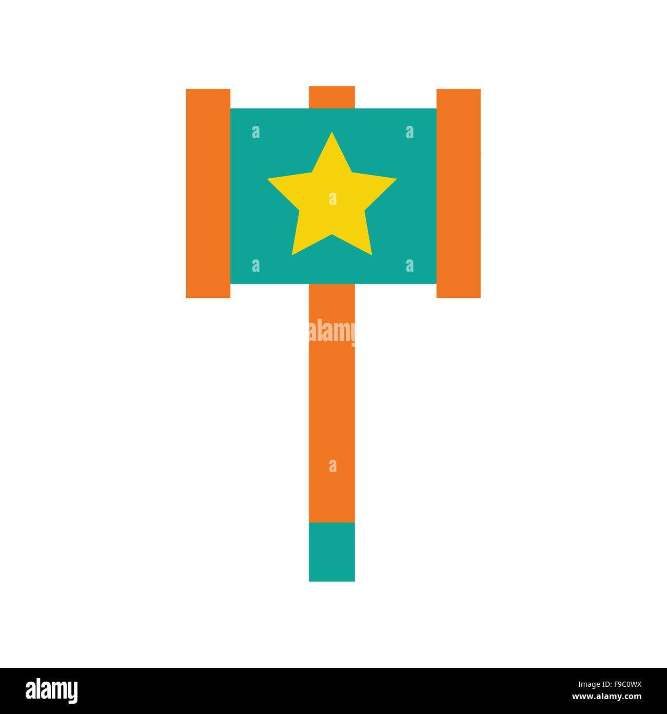 Toy equipment tool hammer Stock Vector Images - Alamy