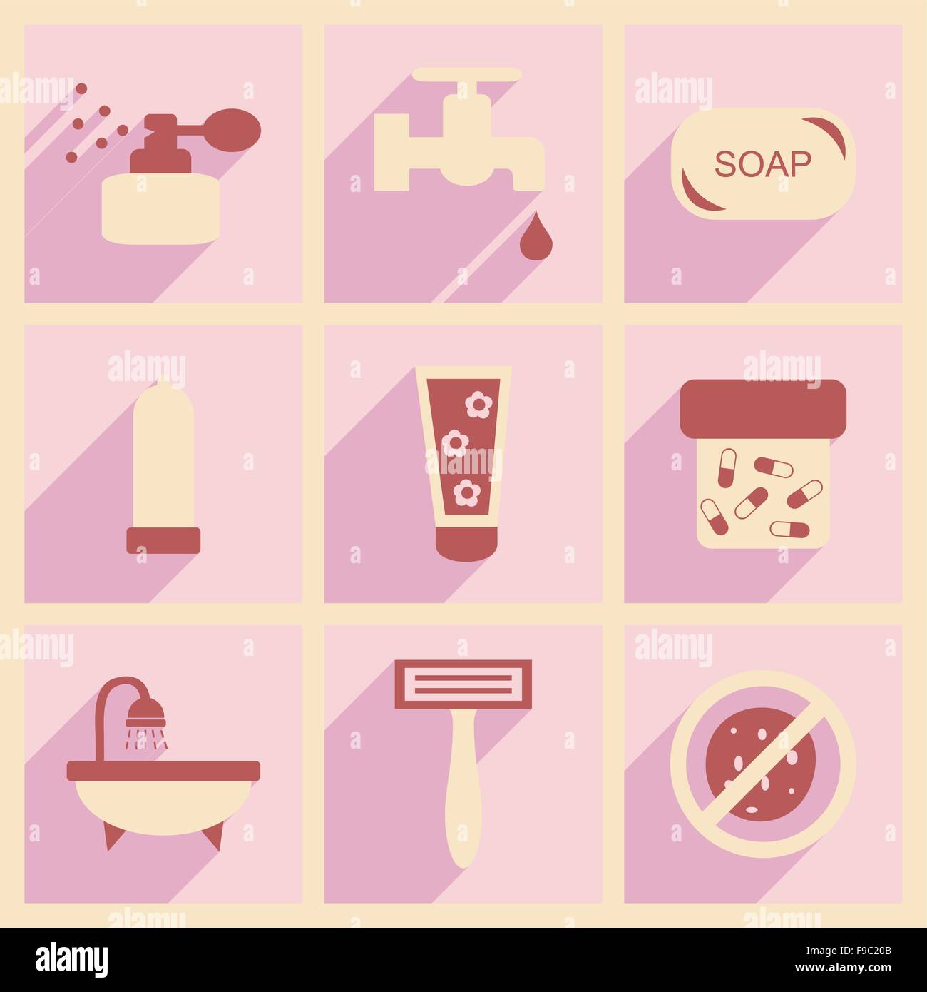 Personal hygiene drawings hi-res stock photography and images - Alamy