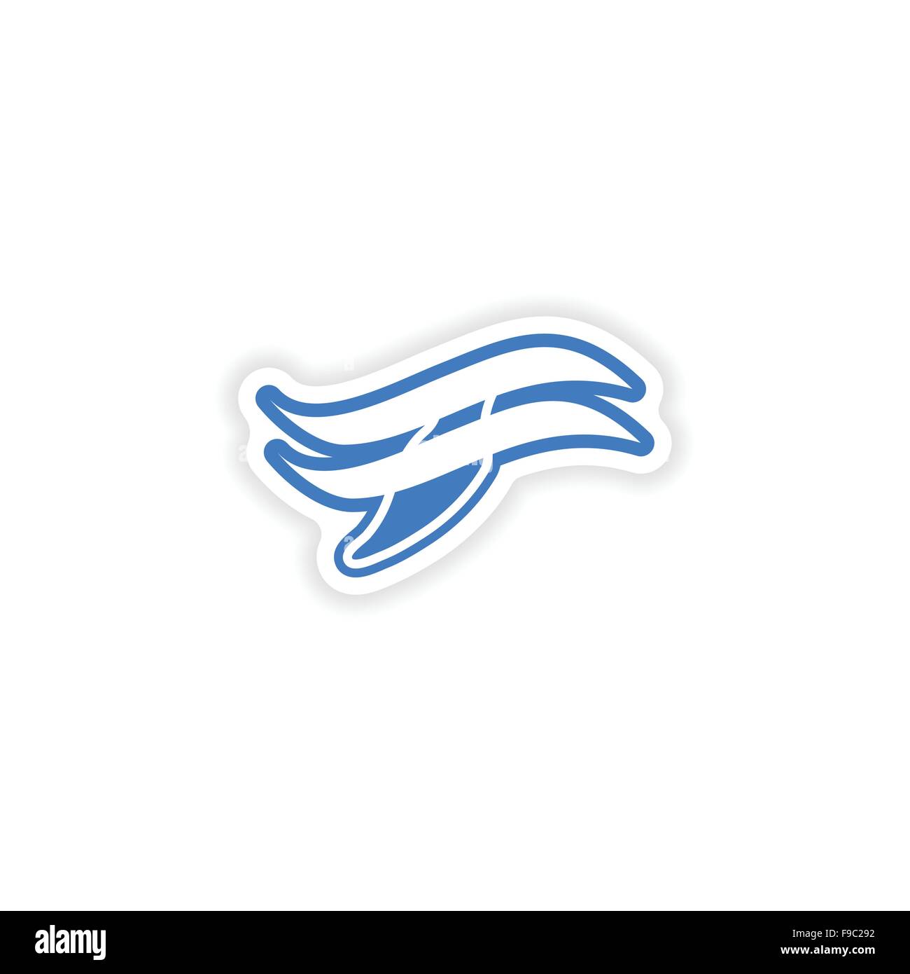 Blue whale label Cut Out Stock Images & Pictures - Alamy