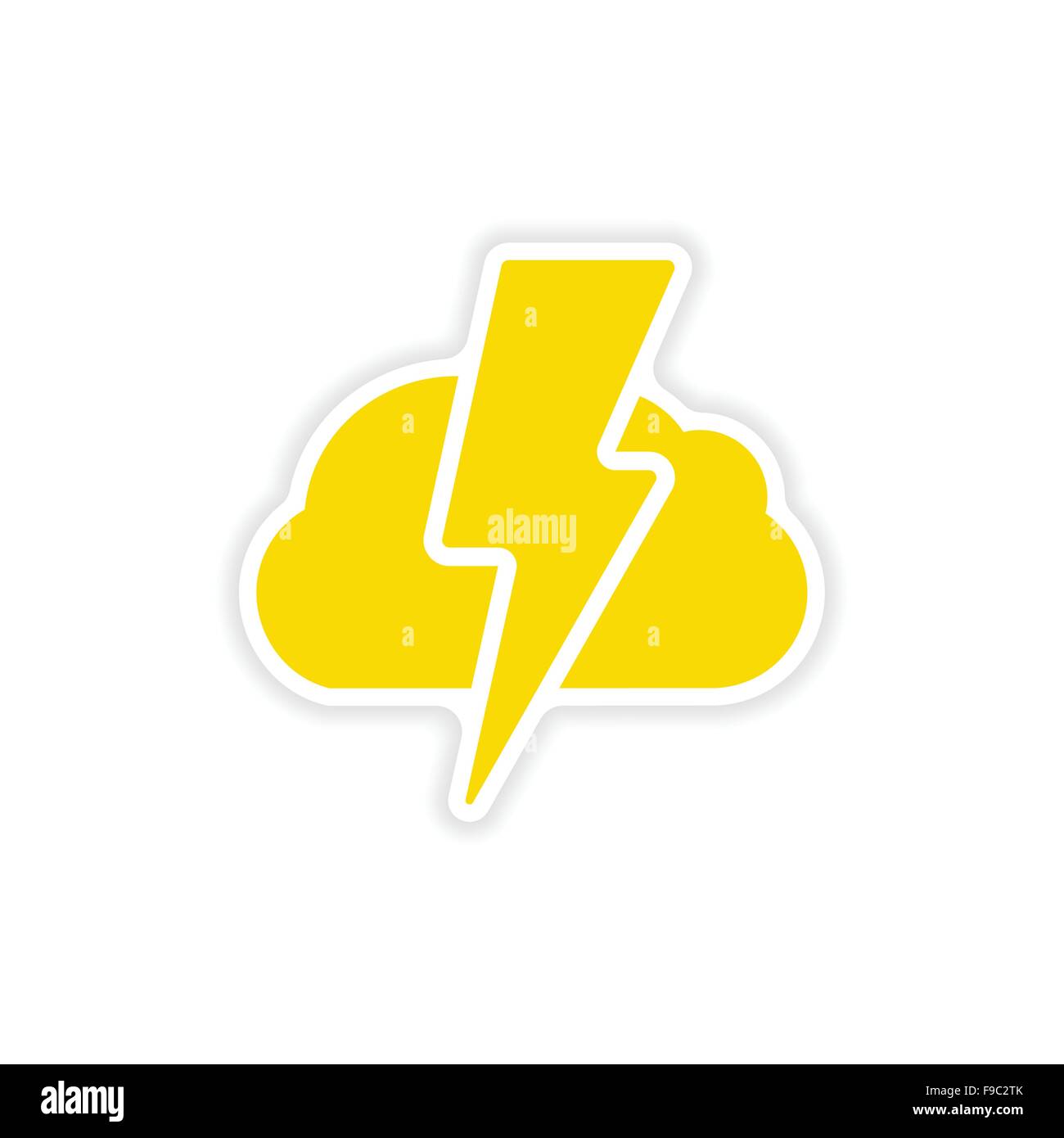 Thunder storm realistic lightning eps hi-res stock photography and ...