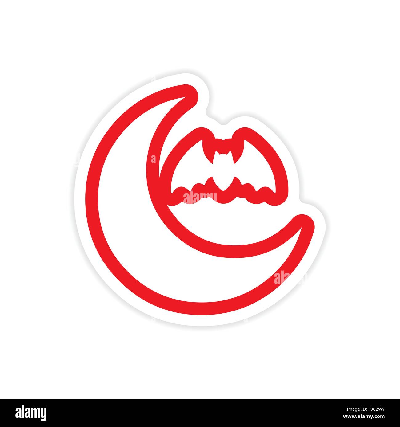 Bat moon Cut Out Stock Images & Pictures - Alamy