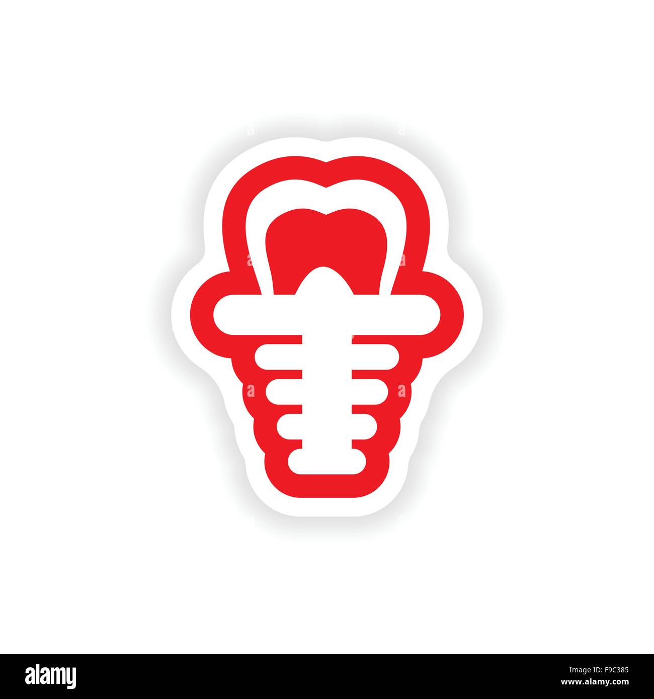 False tooth Stock Vector Images - Alamy