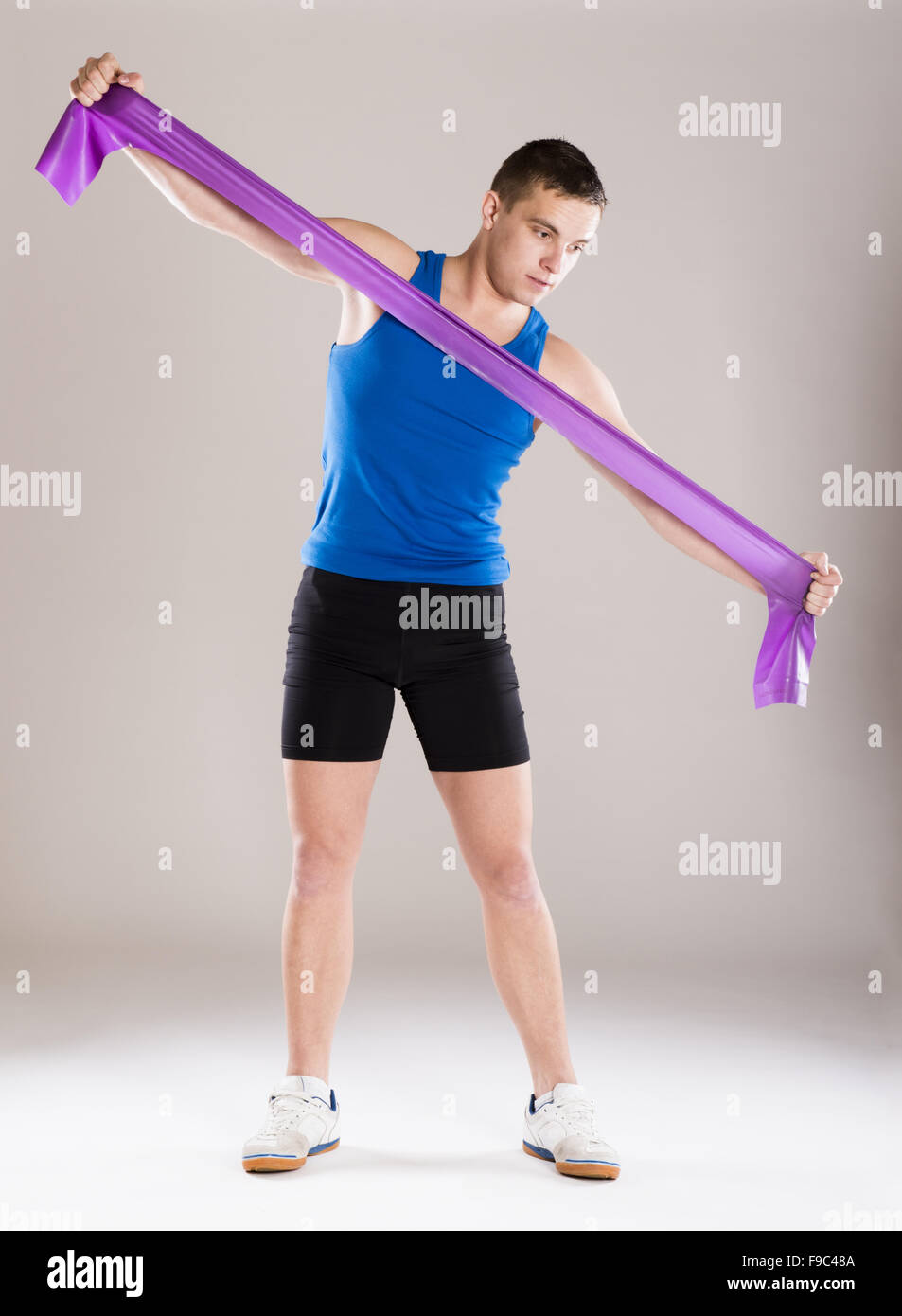 Full body fit man hi-res stock photography and images - Alamy