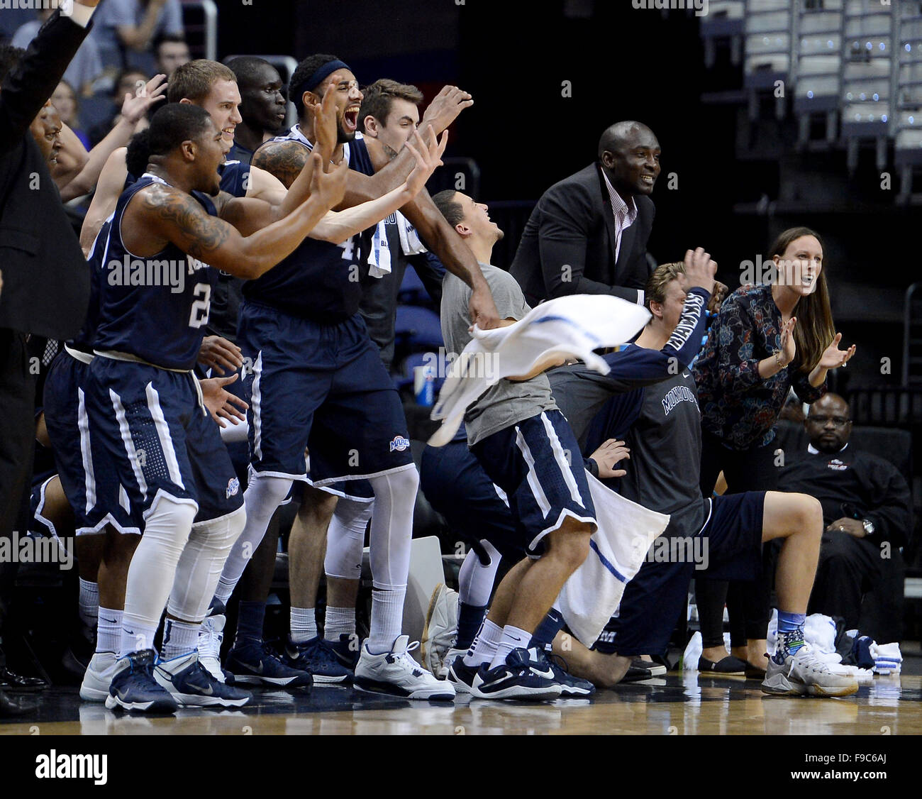 Washington, DC, USA. 15th Dec, 2015. 20151215 - The Monmouth bench ...