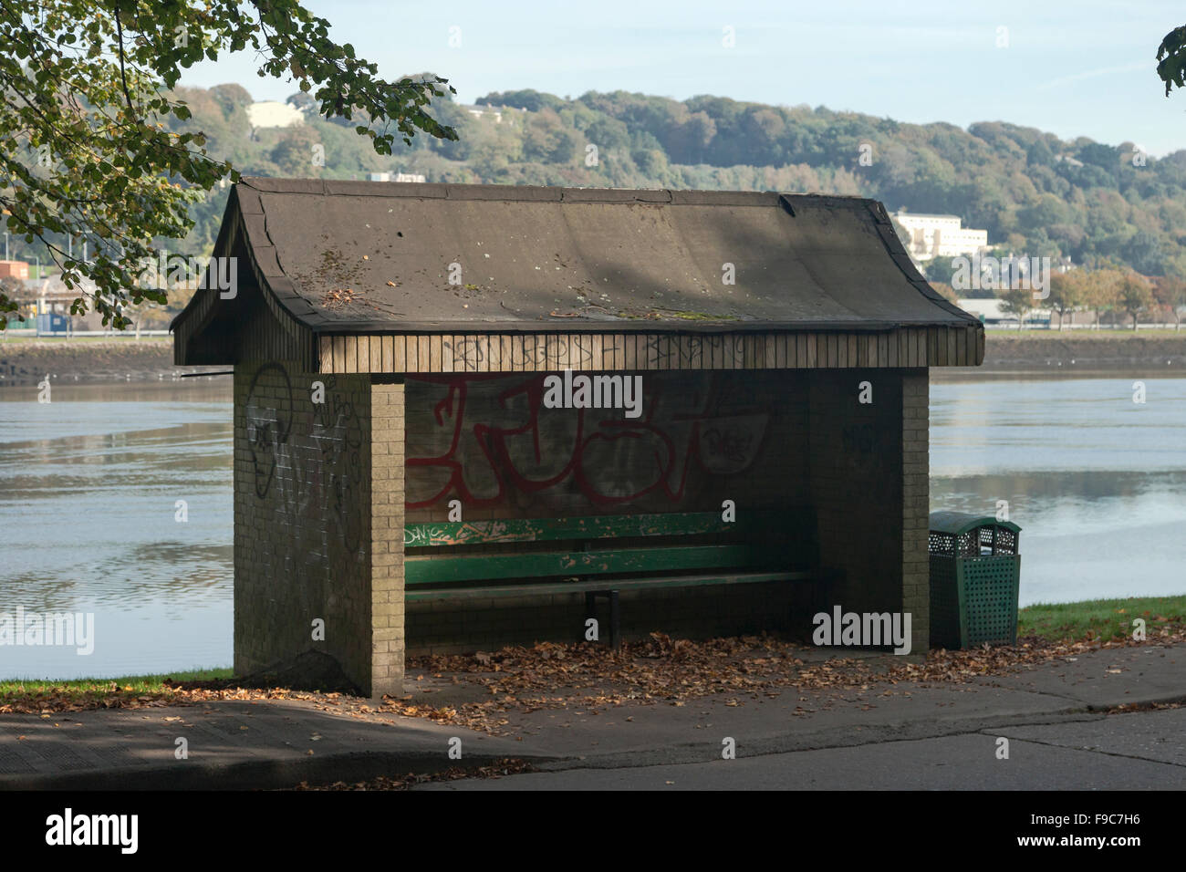 Old bus station Stock Photo - Alamy