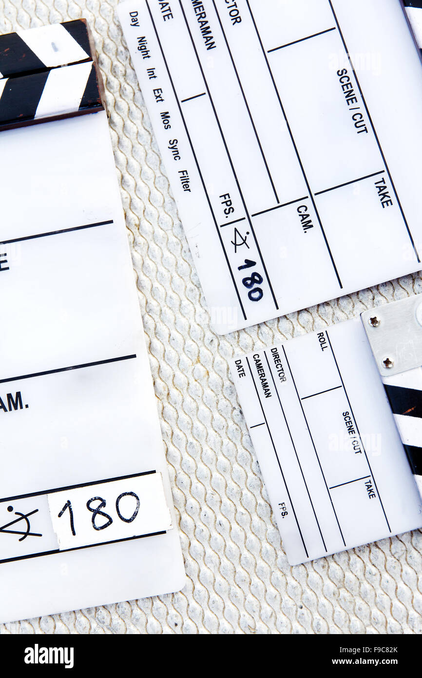 Film Slate background Stock Photo - Alamy