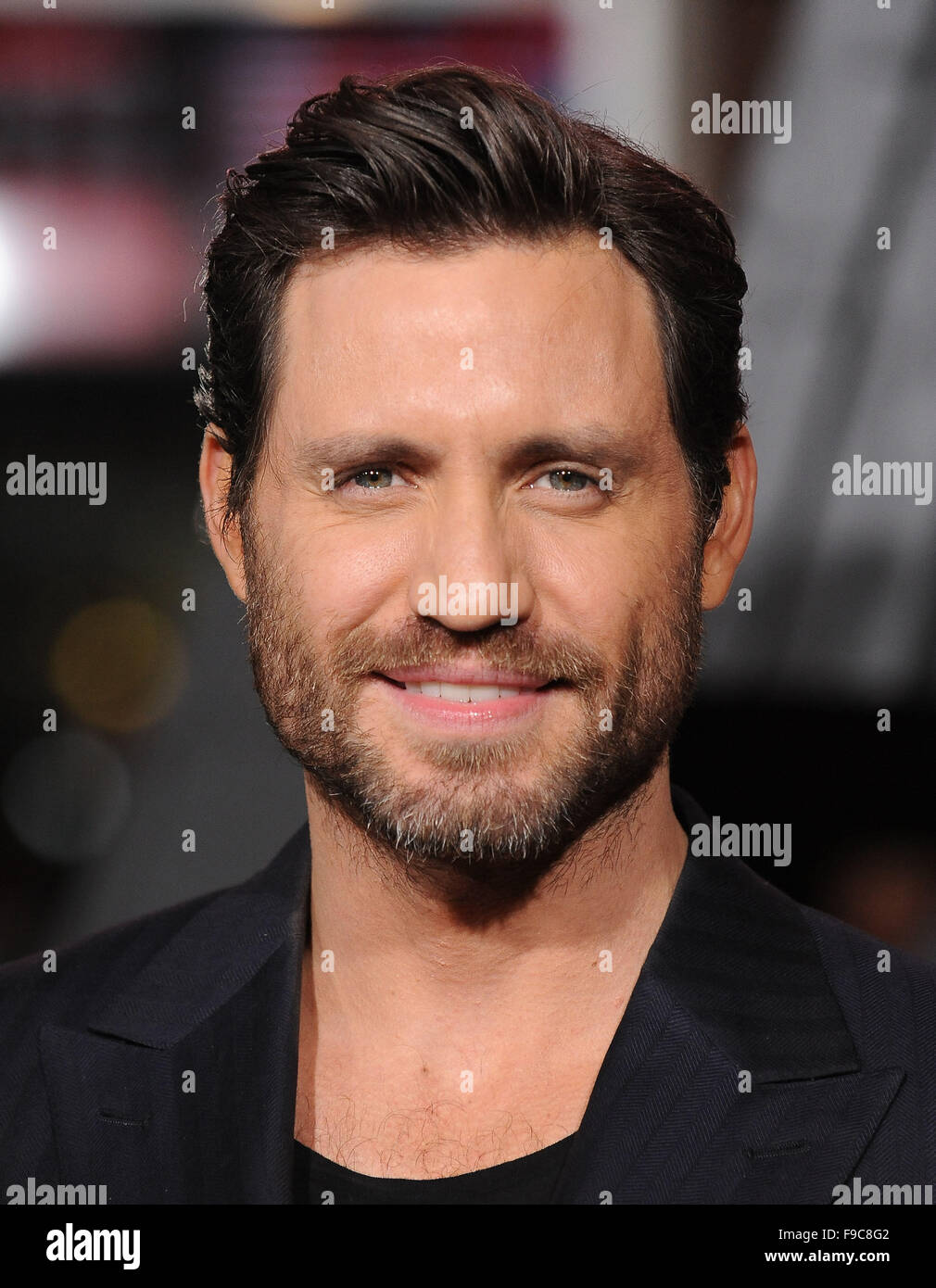 Hollywood, California, USA. 15th Dec, 2015. Edgar Ramirez arrives for ...