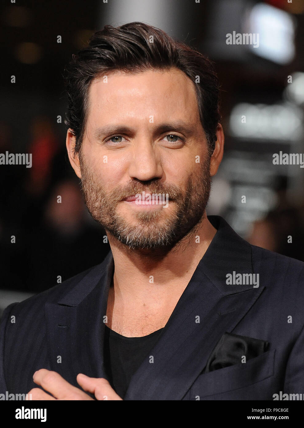 Hollywood, California, USA. 15th Dec, 2015. Edgar Ramirez arrives for ...