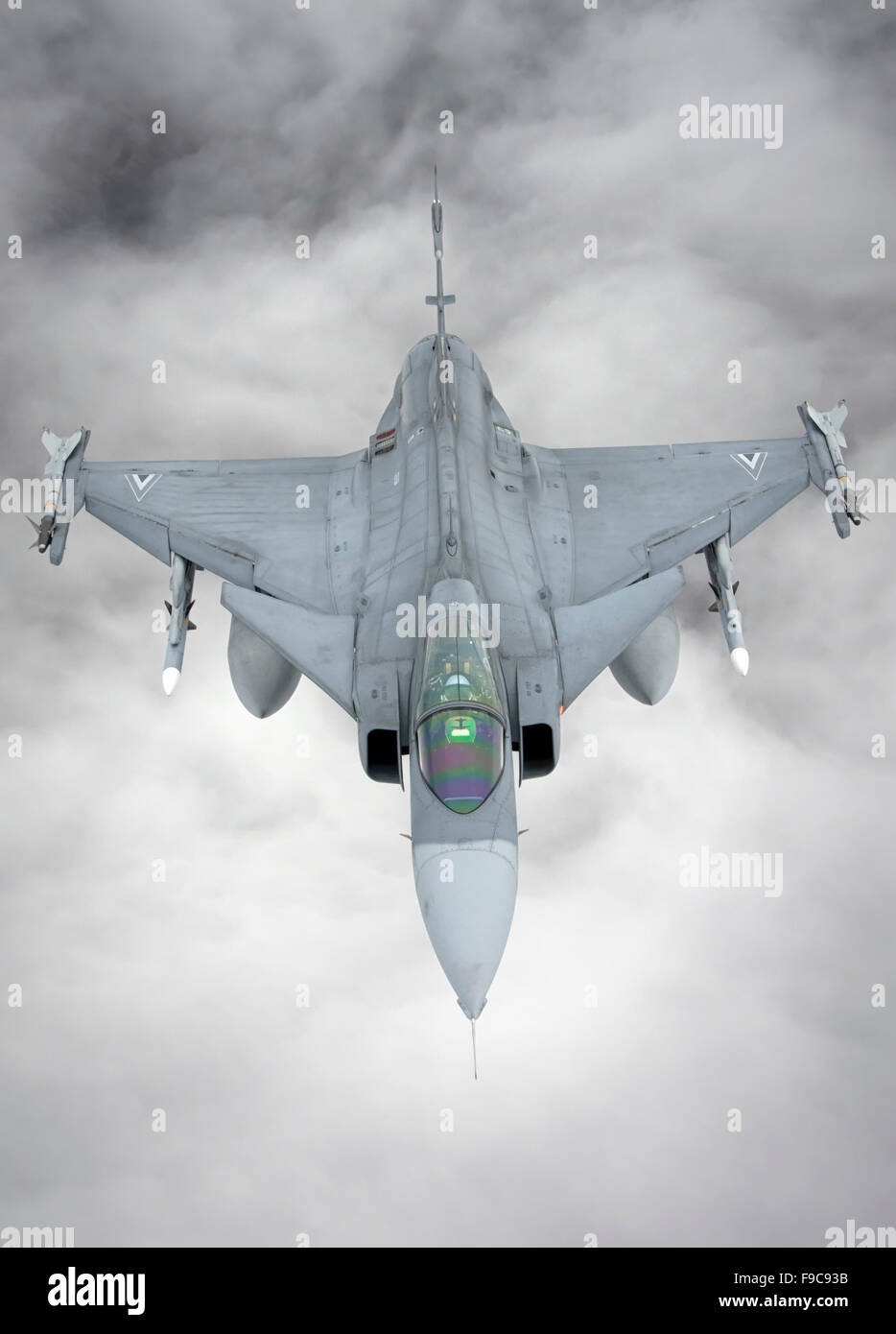 A Hungarian Air Force JAS-39 Gripen involved in NATO Baltic Air ...
