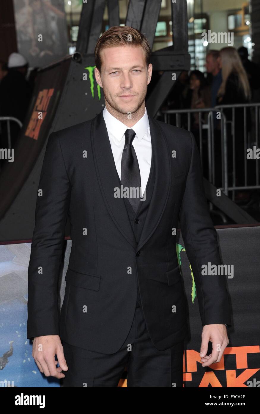 Los Angeles, CA, USA. 15th Dec, 2015. Luke Bracey at arrivals for POINT ...