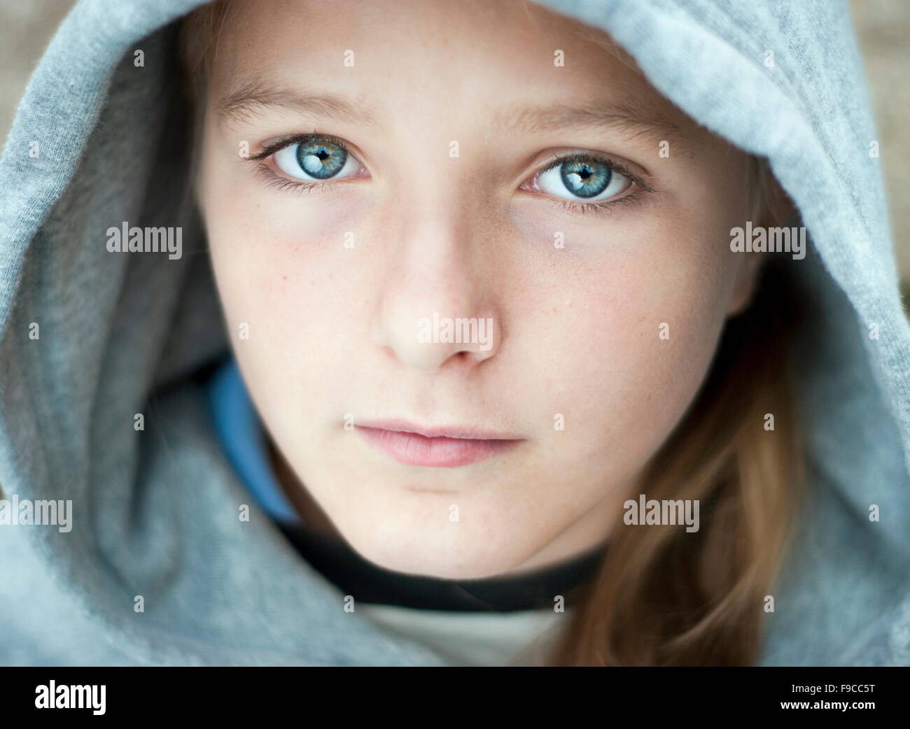 Little sad child is lonesome Stock Photo - Alamy