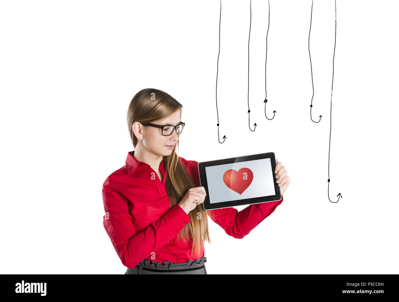 Funny love in social media and internet communication Stock Photo - Alamy