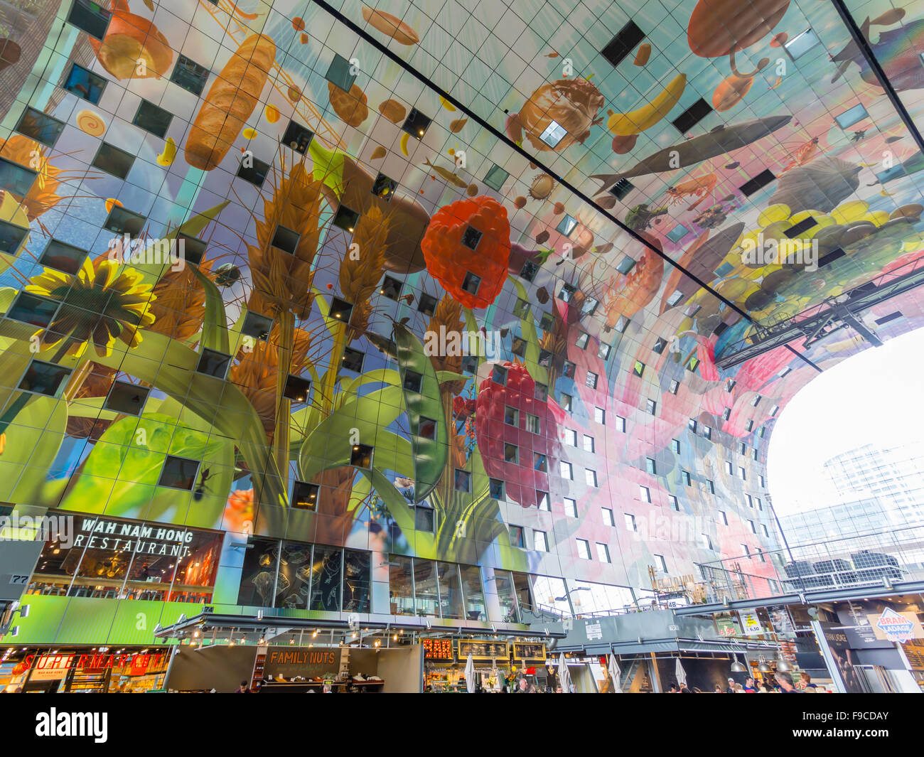 Rotterdam market hall hi-res stock photography and images - Alamy