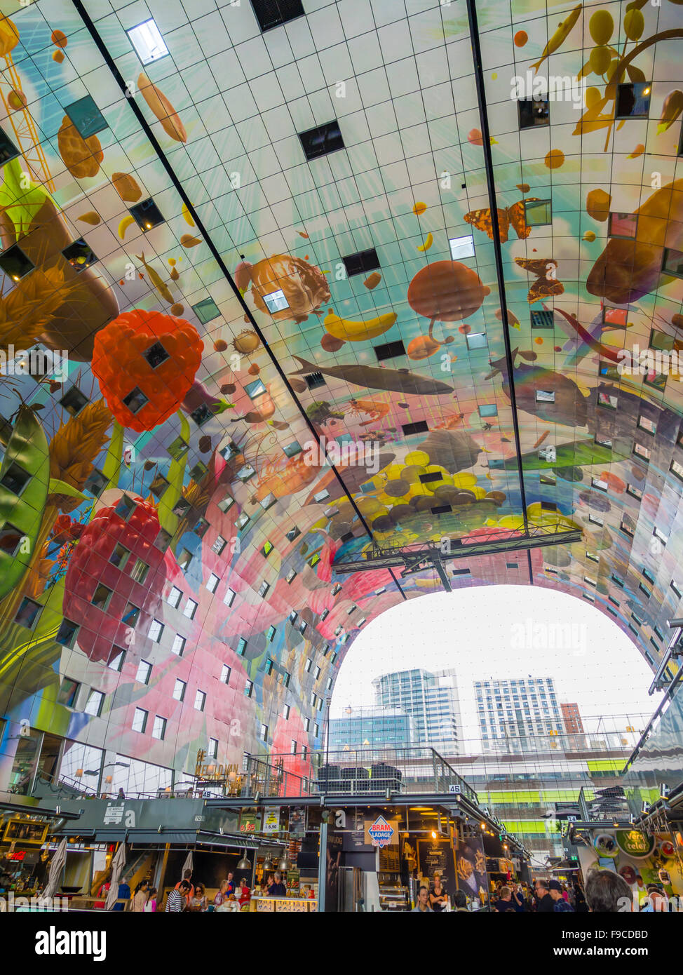 Rotterdam market hall hi-res stock photography and images - Alamy