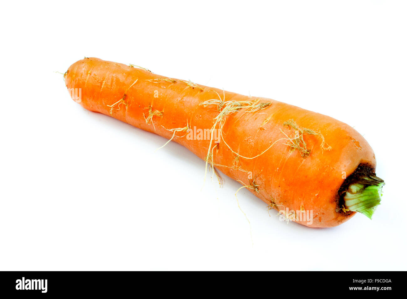 Fresh red carrot on white background Stock Photo - Alamy