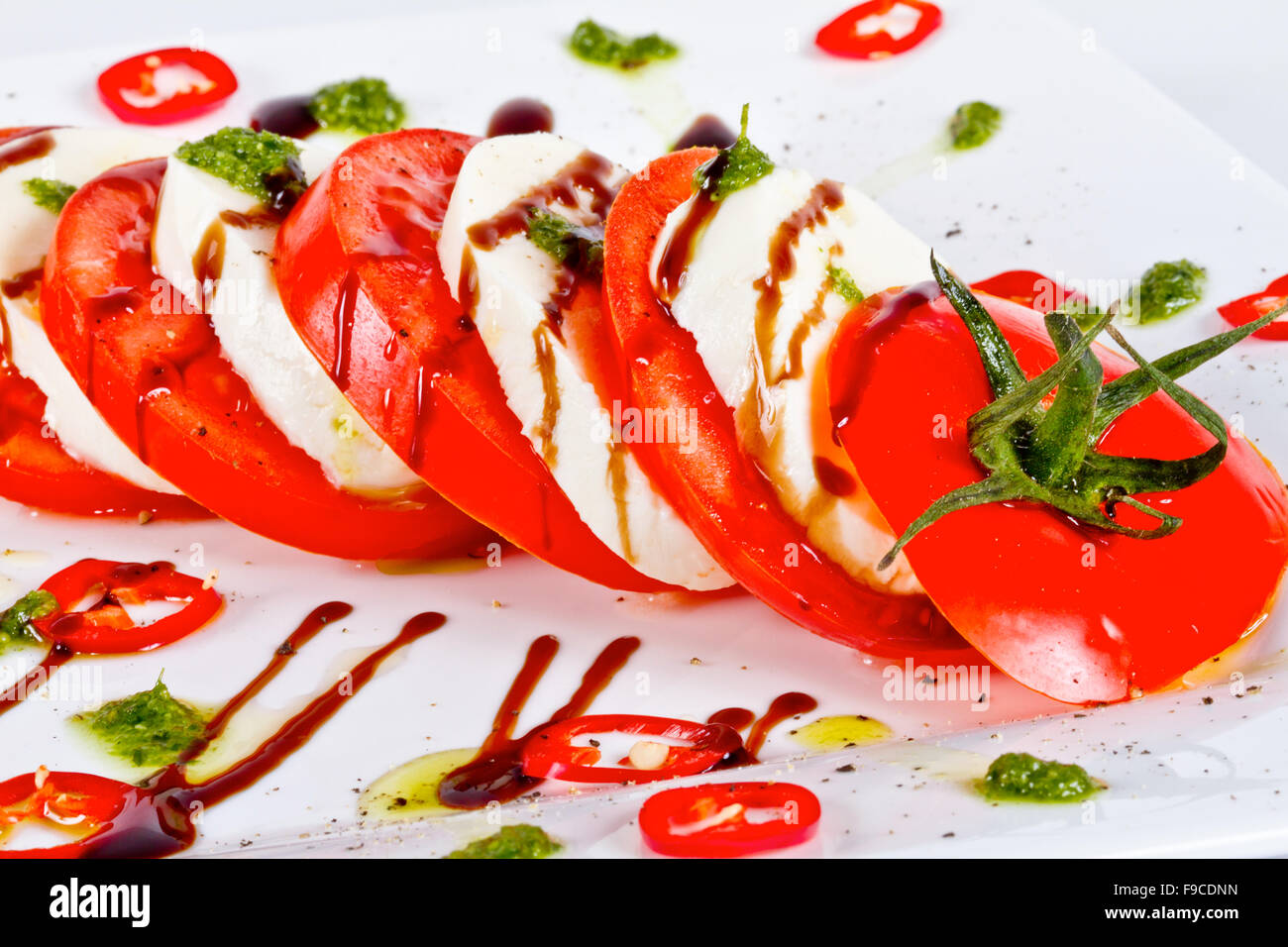 classic caprese salad Stock Photo - Alamy