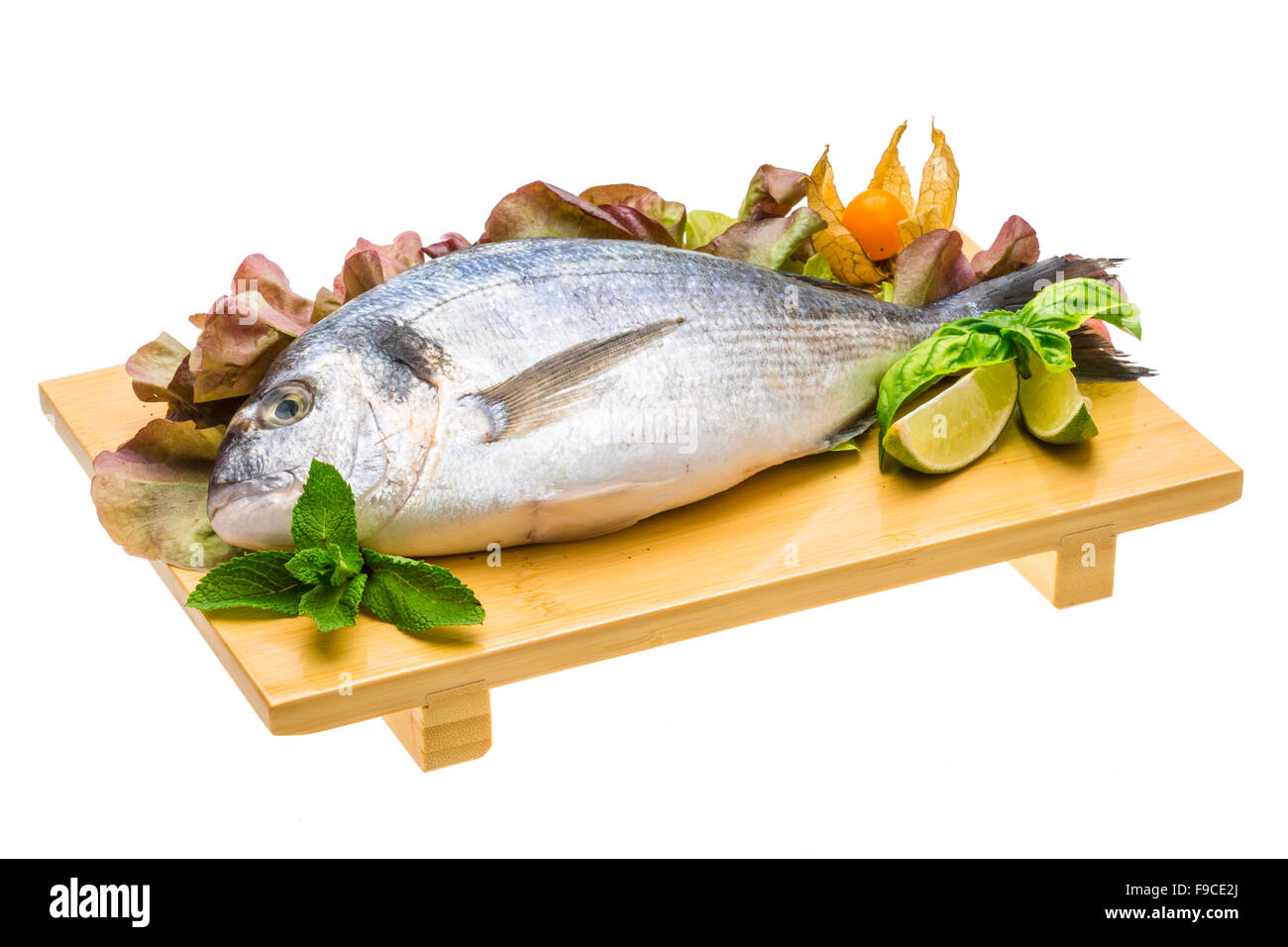 Fresh raw dorada Stock Photo - Alamy