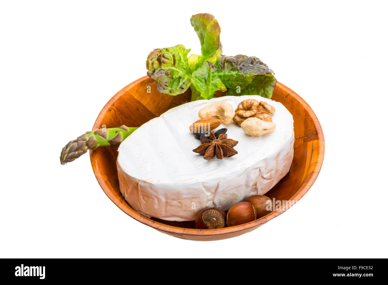 Fresh soft brie cheese Stock Photo - Alamy